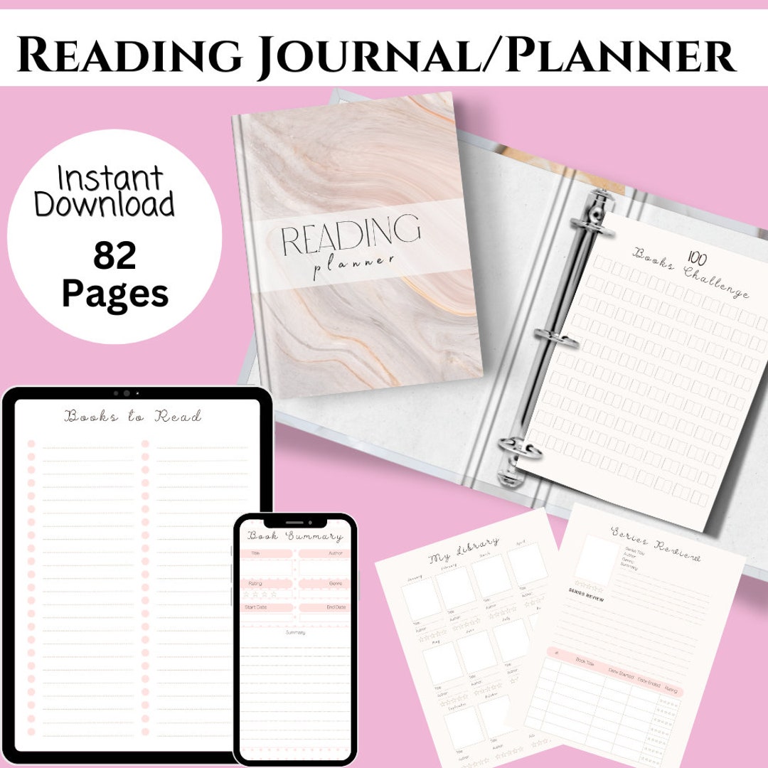 Reading Journal Printable, Book Reading Journal Printable, Reading ...