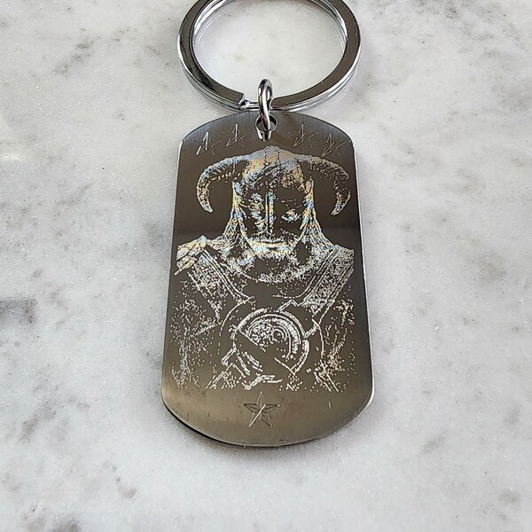 Skyrim Keychain - Etsy