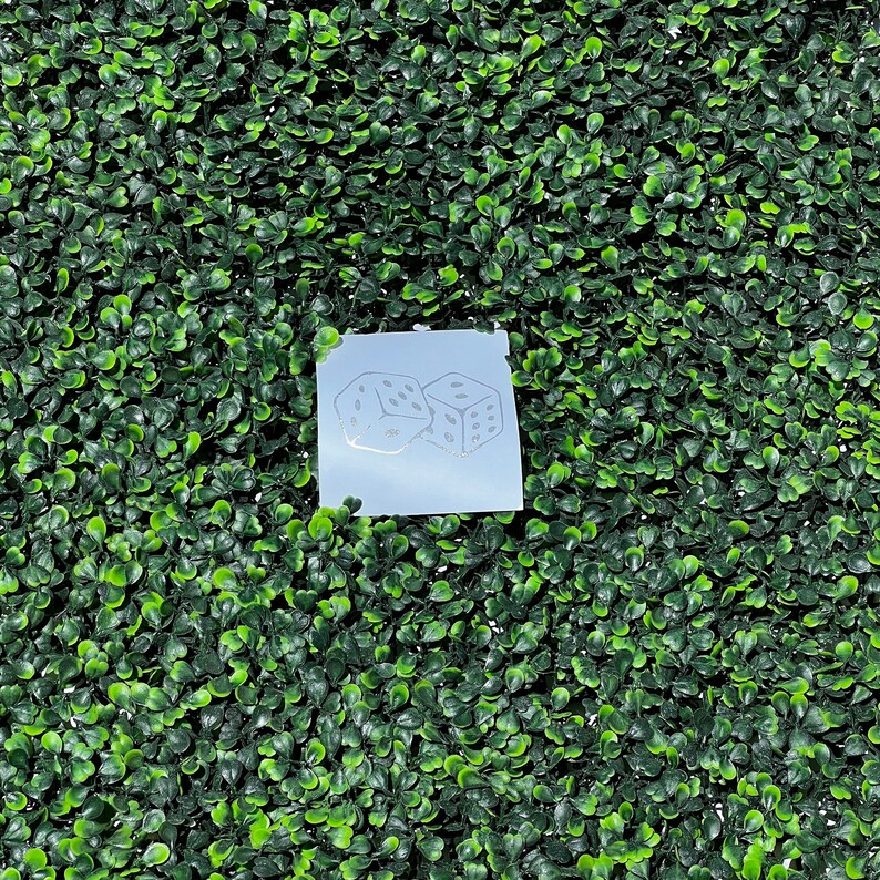 Dice Car Sticker Vinyl Decal/ Aesthetic 2000s Retro Glitter Trendy/cute ...