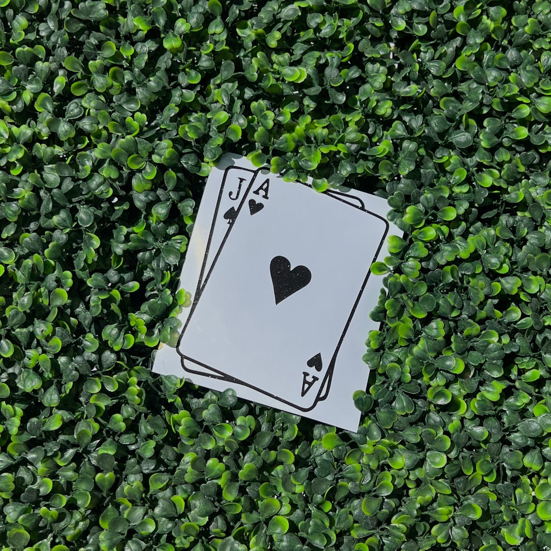 Joker Ace Poker Cards Car Sticker Vinyl Decal/ Aesthetic 2000s Retro ...