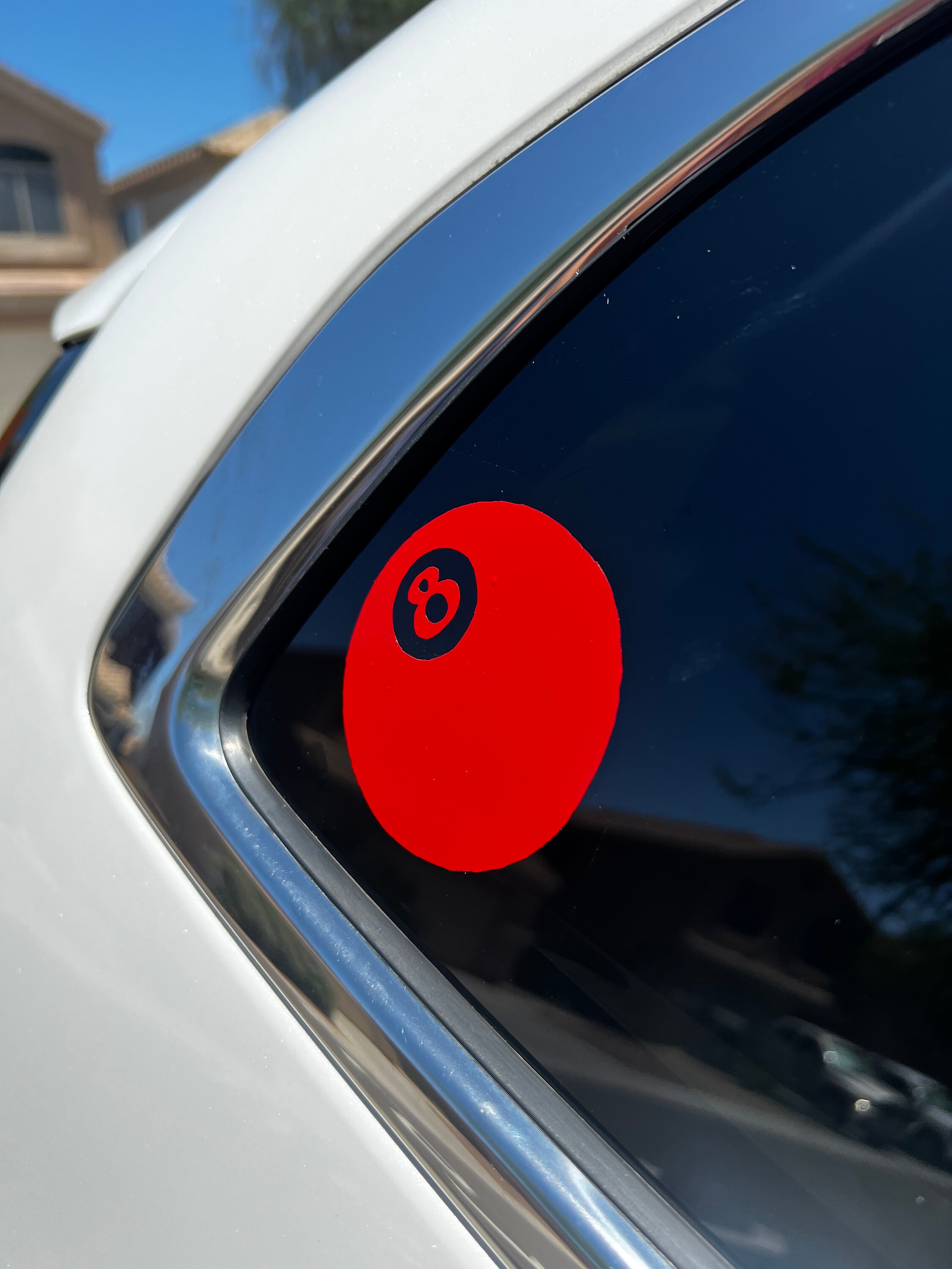 8 Ball Car Sticker Vinyl Decal/ Aesthetic 2000s Retro Glitter Trendy ...