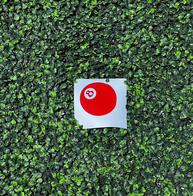 8 Ball Car Sticker Vinyl Decal/ Aesthetic 2000s Retro Glitter - Etsy