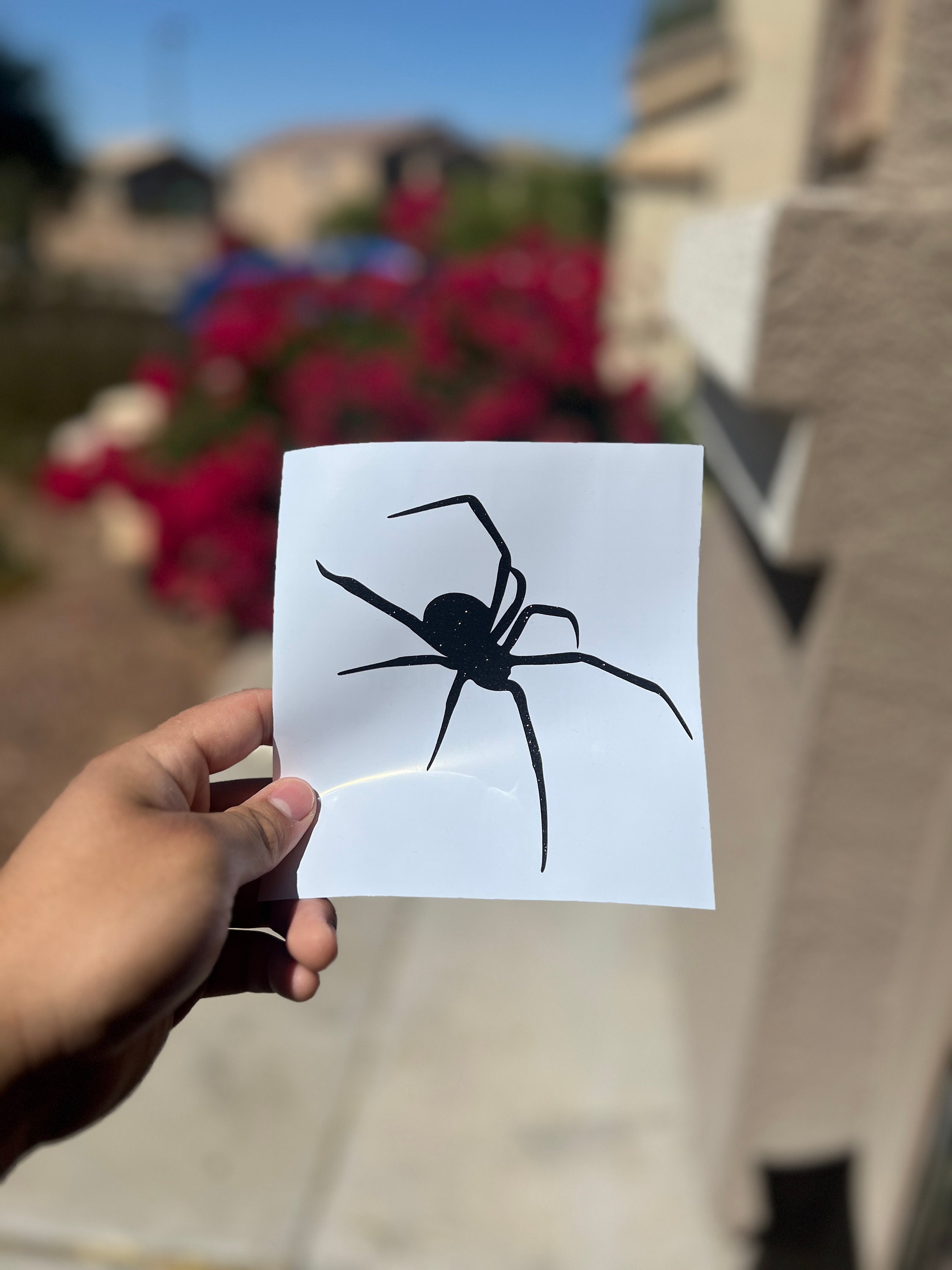 Spider Car Sticker Vinyl Decal/ Edgy Dark Creepy Trendy/cute Waterproof ...