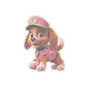 Rescue Pup, Skye Character, Kiss-cut Sticker - Etsy