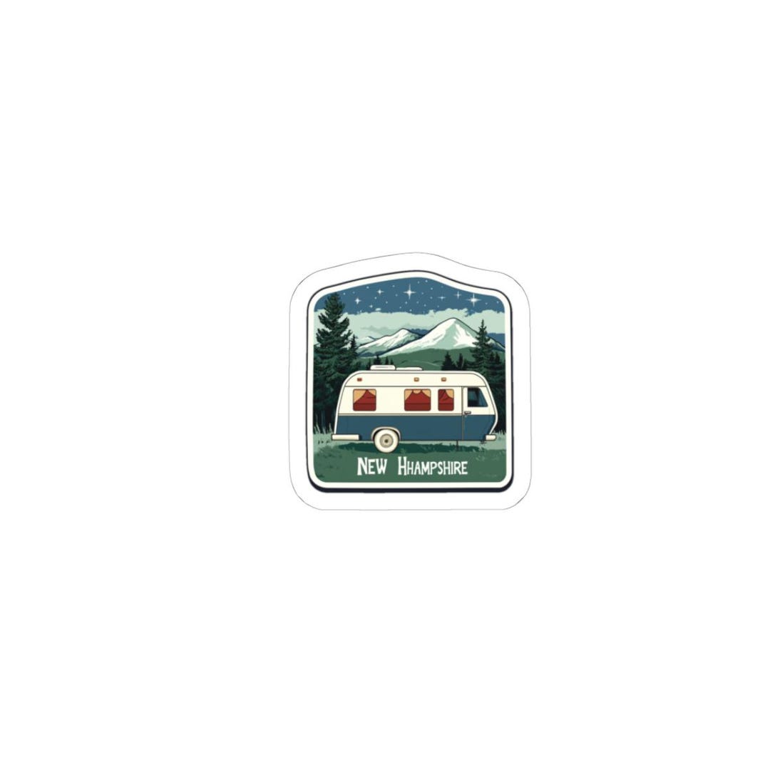 New Hampshire Vintage Camper Sticker | Adventure Decor, Travel Laptop ...