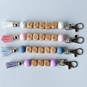 Bag Tag Custom Name Keychain School Backpack Nametag Kid Back to School ...