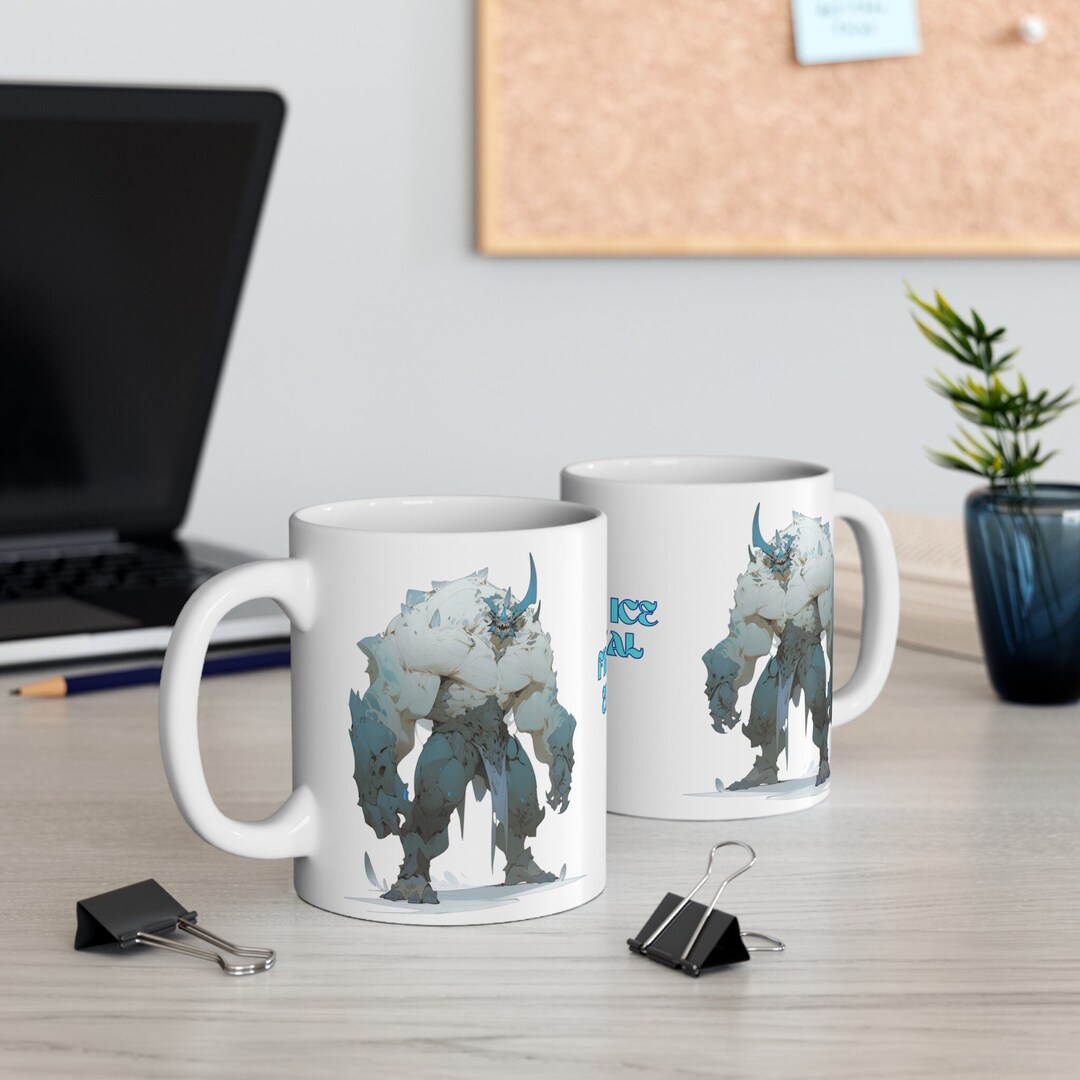 COFFEE MUG 11oz: Freezing Ice Elemental FANTASY, Gift, Birthday ...