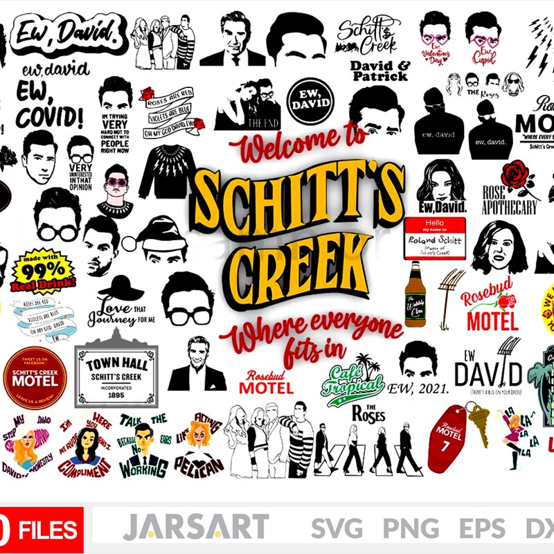 Schitts Creek Svg Bundle - Etsy
