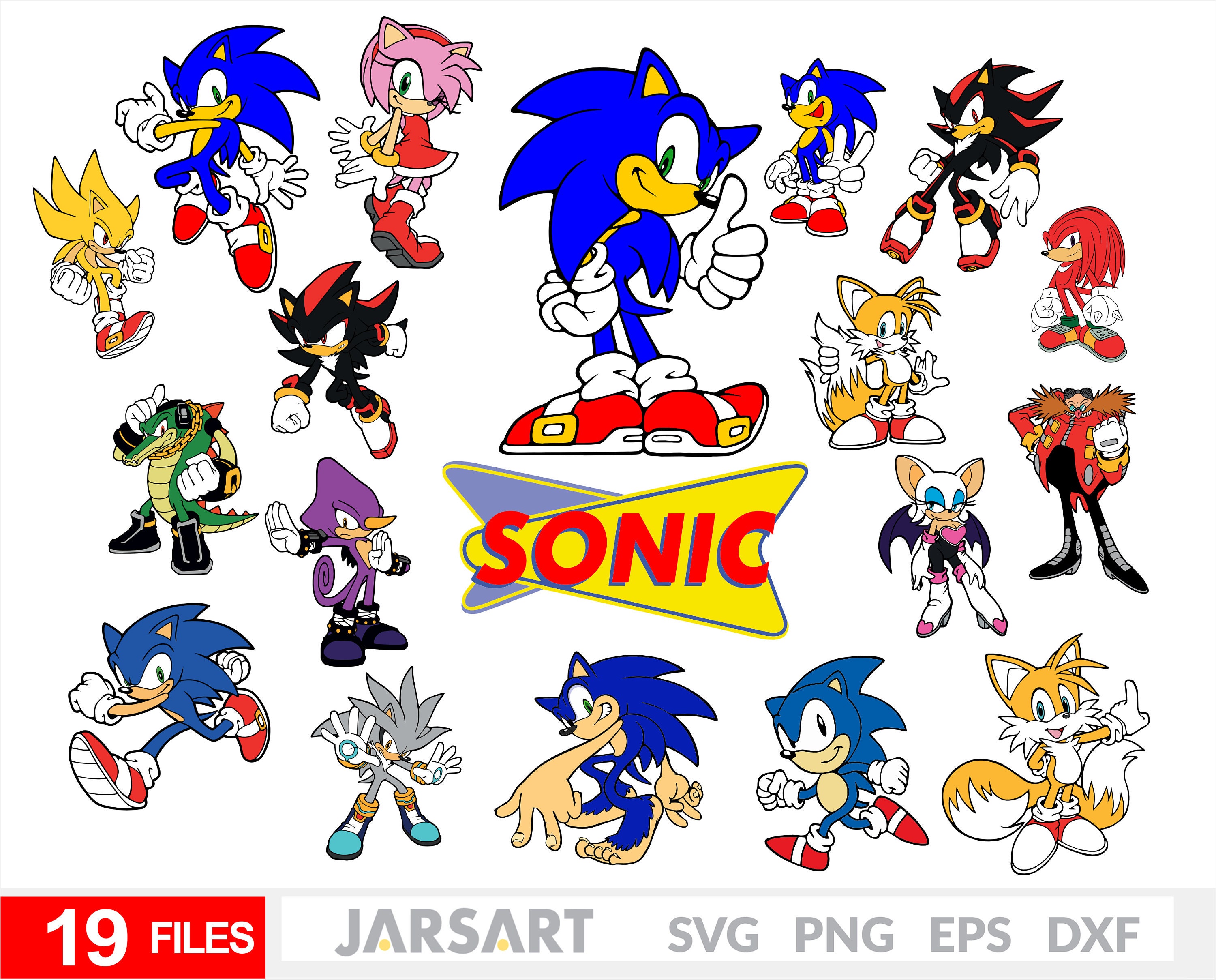 Bundle Cartoon Svg Pn, Svg Png EPS Dxf Clipart, Vector Cricut, Cut File ...