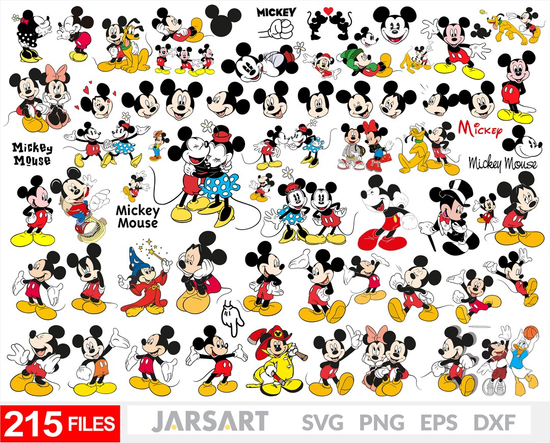 Bundle Cartoon Svg Pn Svg Png EPS Dxf Clipart Vector Cricut - Etsy