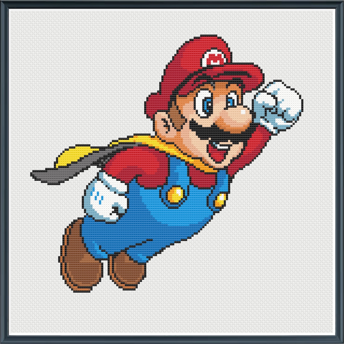 Super Mario Downloadable Cross Stitch Pattern - Etsy