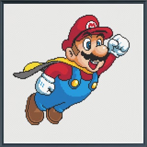 Super Mario Downloadable Cross Stitch Pattern - Etsy