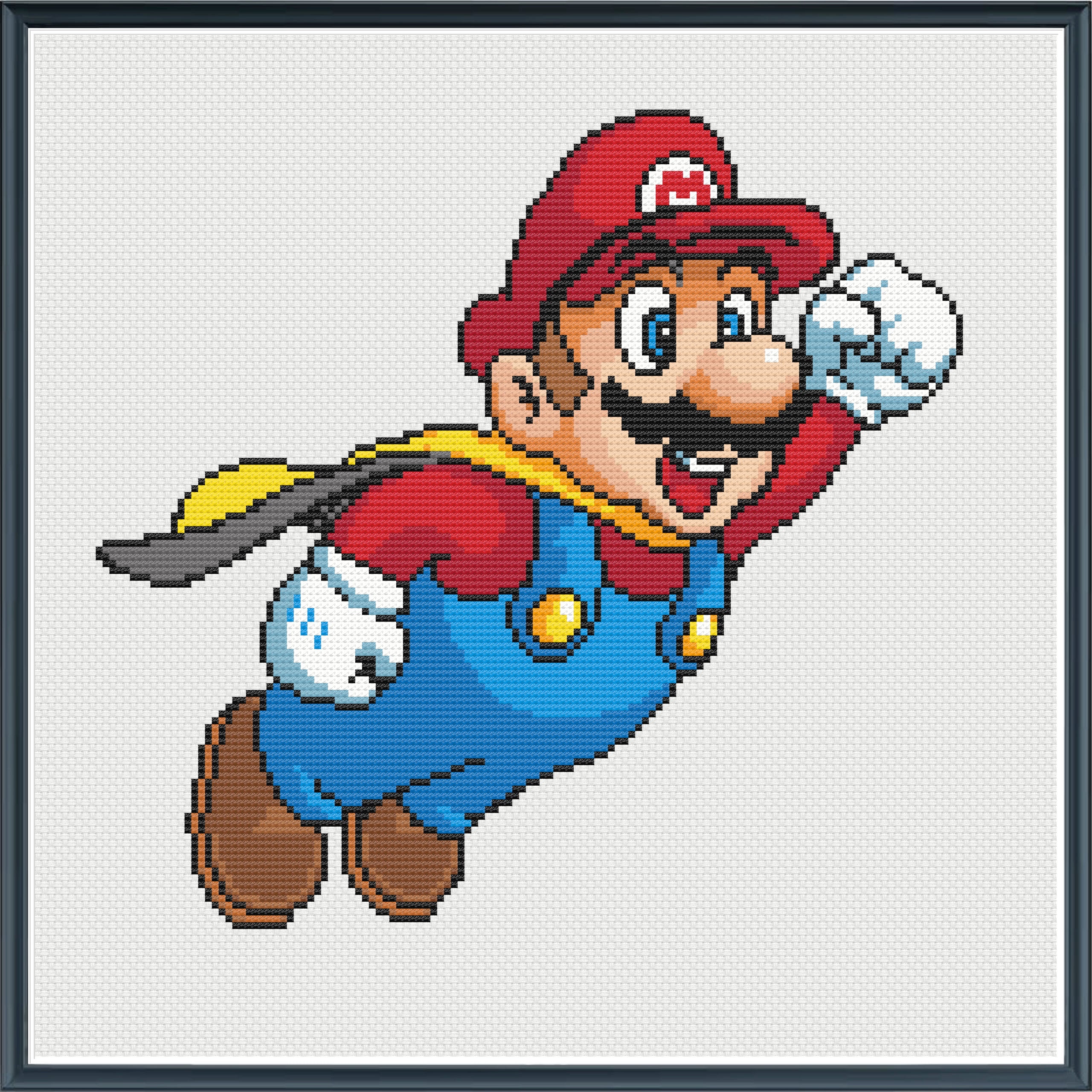 Super Mario Downloadable Cross Stitch Pattern - Etsy