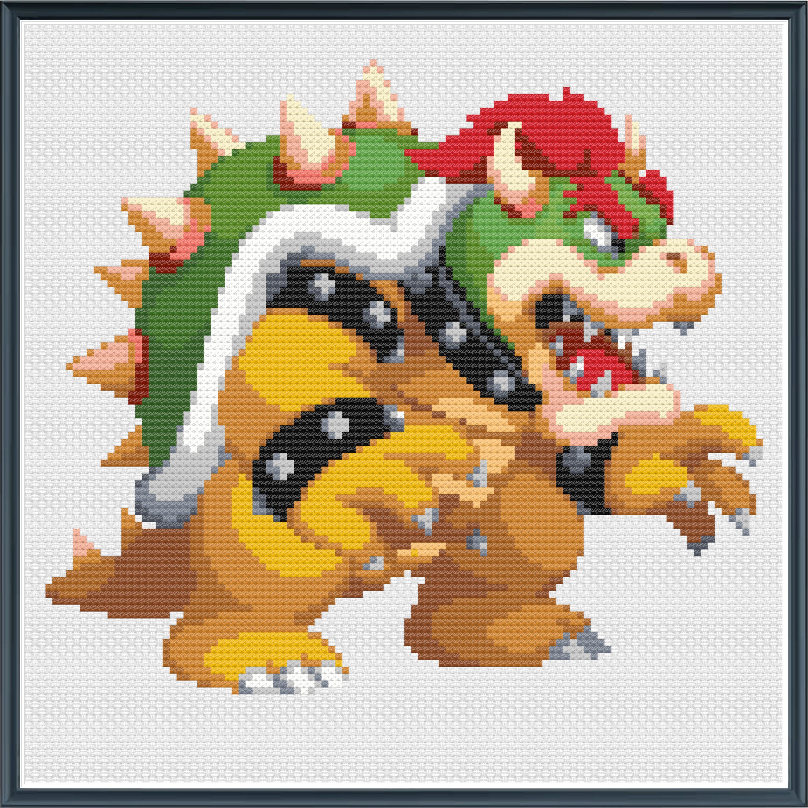 Bowser Cross Stitch Downloadable Pattern - Etsy