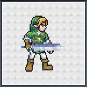 Link Cross Stitch Downloadable Pattern - Etsy