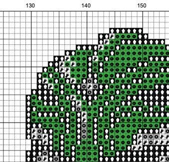 Green Power Ranger Cross Stitch Downloadable Pattern - Etsy