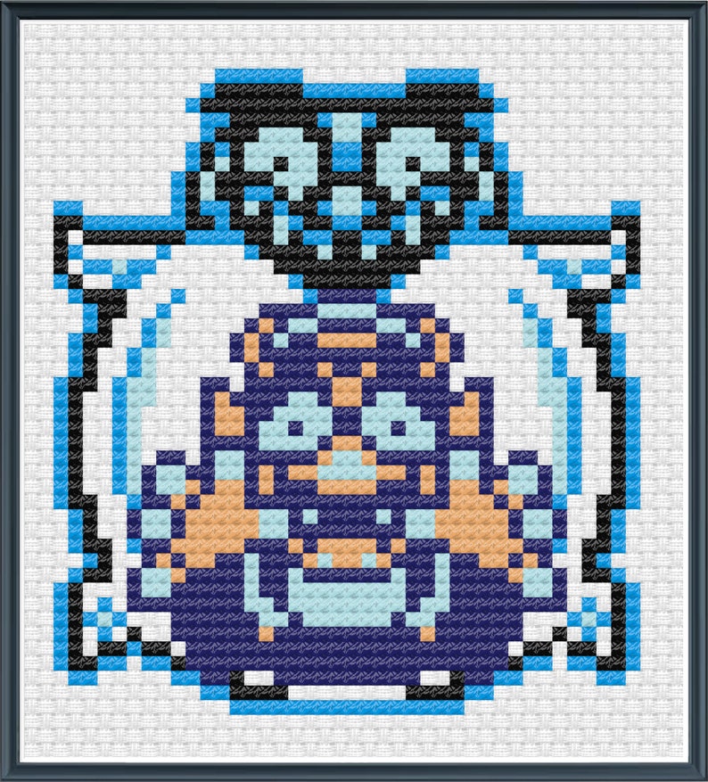 Wario Stuck in Awabo! Cross Stitch Downloadable Pattern - Etsy