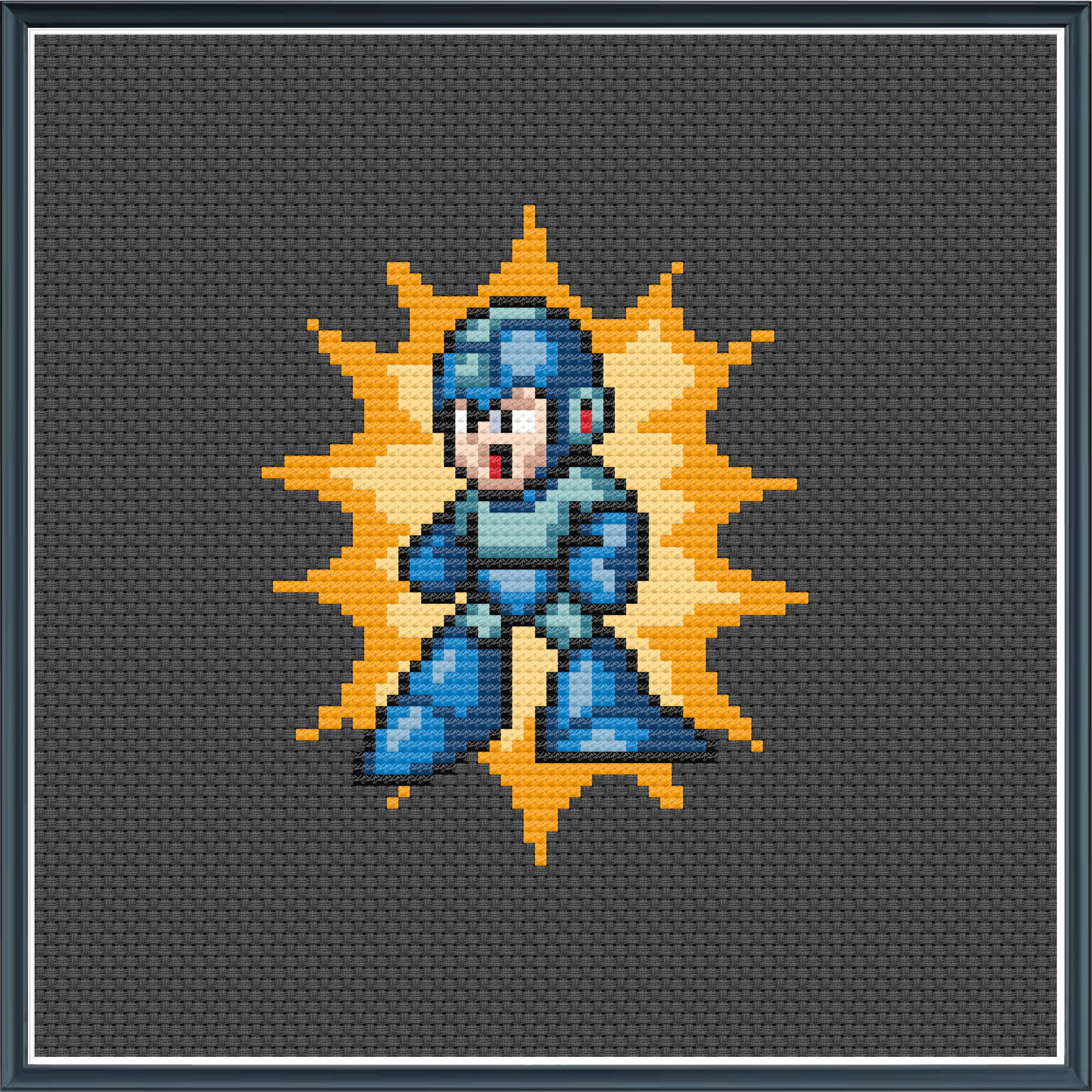 Mega Man Cross Stitch - Downloadable Pattern - Etsy