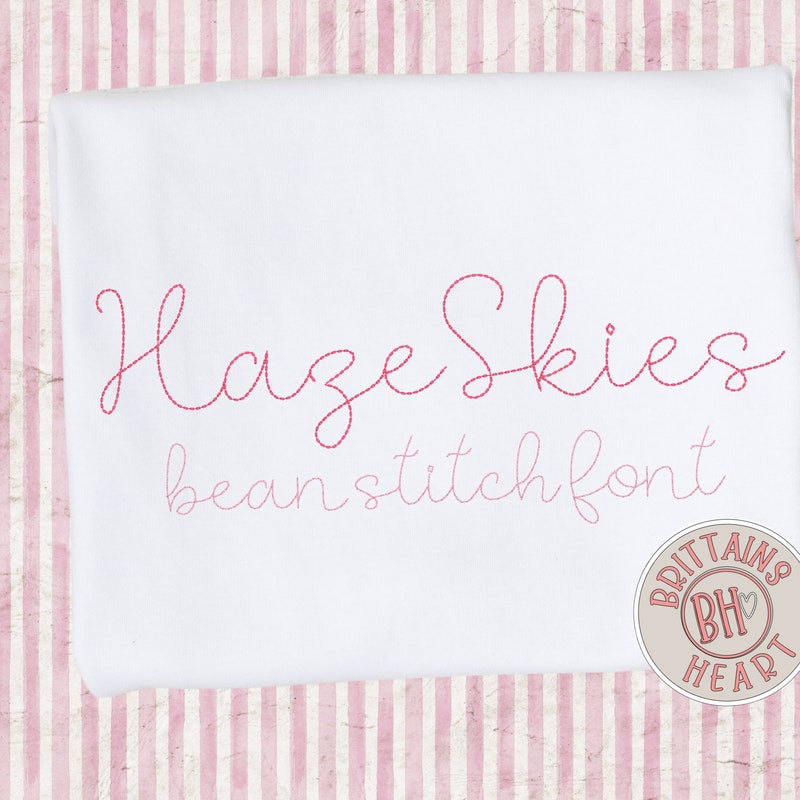 Script Embroidery Font - Etsy