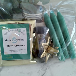 Money Drawing Spell Kit, Increase Wealth, Brings Forth Success, Money ...
