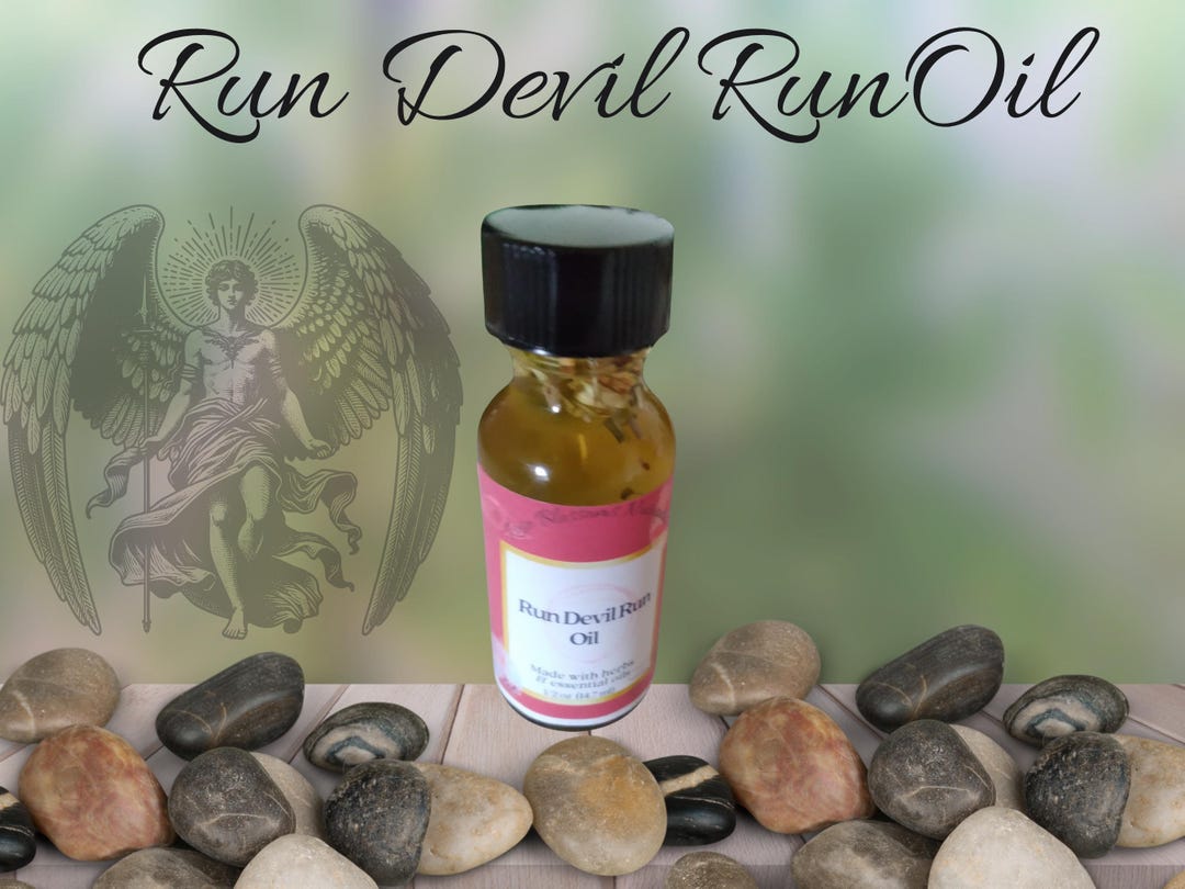 Run Devil Run Oil, Spiritual Clearing Oil, Protection From Evil Spirit ...