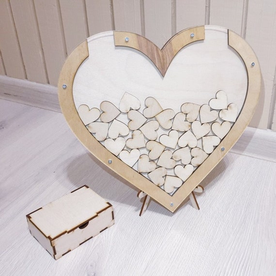 Laser Cut Wedding Heart Laser Cut Heart Shape Drop Box Frame Wedding