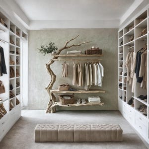 Solid Wood Tree Wall Mounted Coat Rack Tree Branches Art Coat Rack With ...