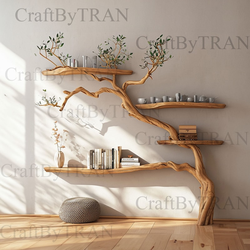 Wall Tree Bookshelf - Etsy