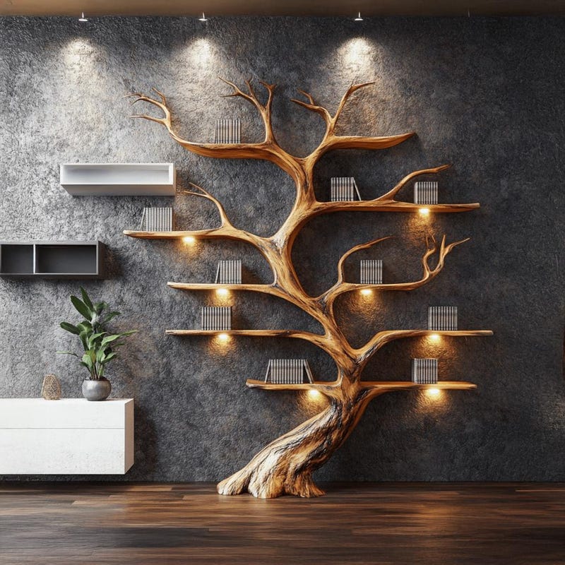 Tree Branch Shelf - Etsy