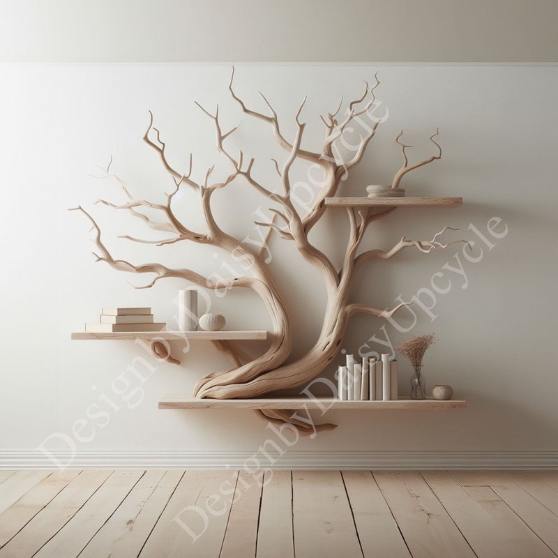 Wall Tree Bookshelf - Etsy