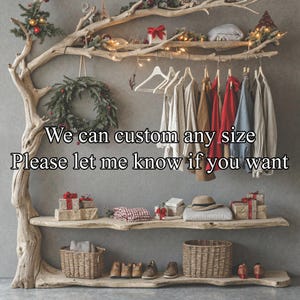 Wall Mounted Coat Rack Driftwood Tree Branch Coat Rack With Shelf Shoe ...