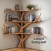 Tree Bookshelf With Corner Bench Lshaped Bench Driftwood Branch Tree ...