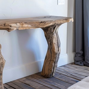 Rustic Entryway Console Table Narrow Side Table Farmhouse Table Narrow ...