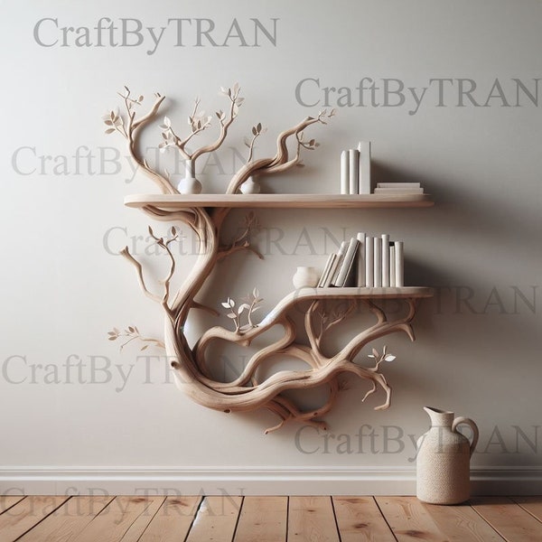 Wall Tree Bookshelf - Etsy