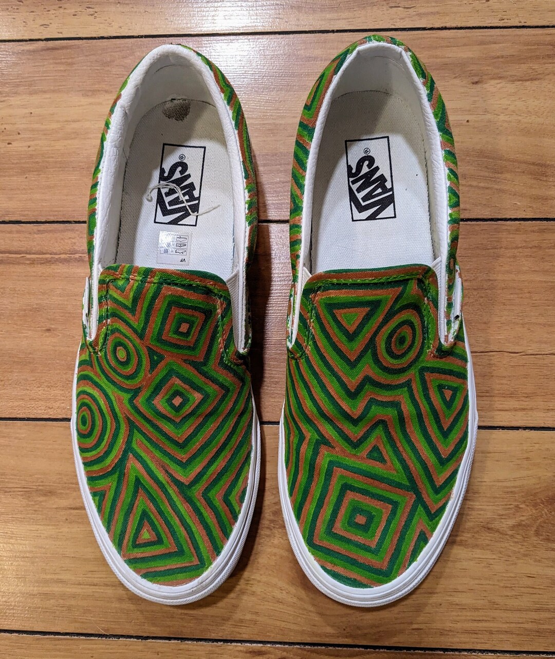 Painted Vans [SHAPES] Fully Customizable - Etsy