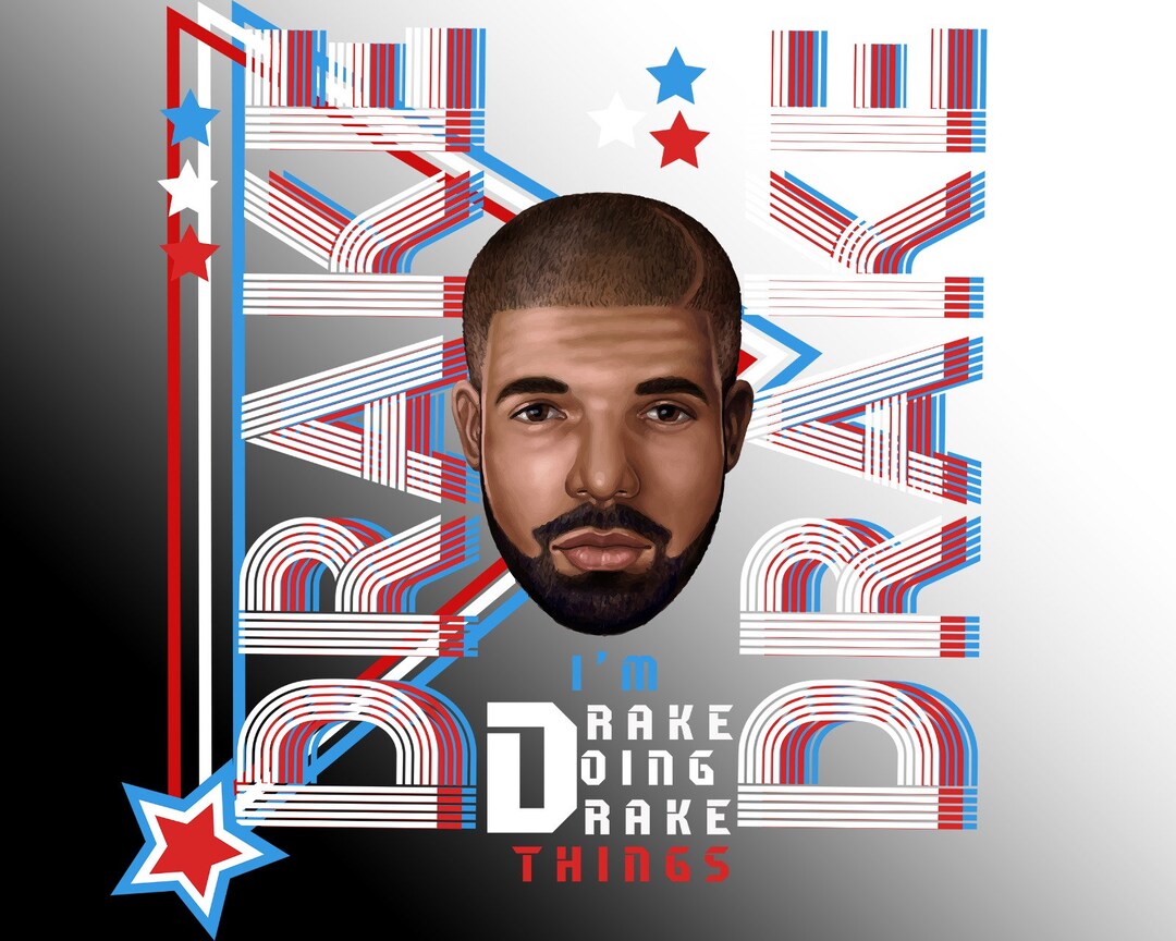 Drake Svg Png Eps and Psd Files Type Perfect Gift for Drake - Etsy