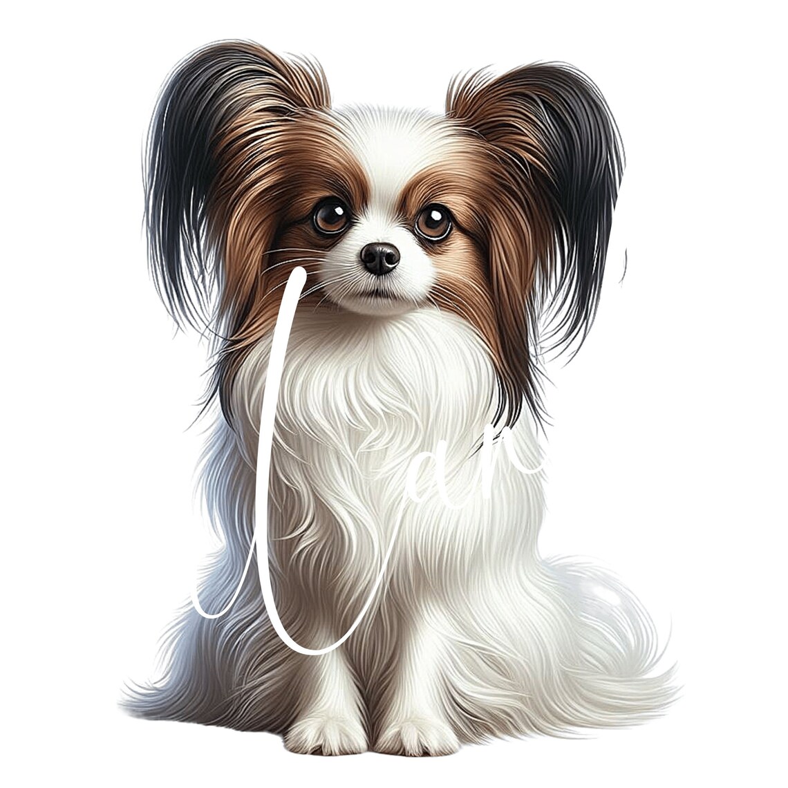 Papillon Clipart, 12 High Quality Jpgs, Digital Paper Crafting, Digital ...