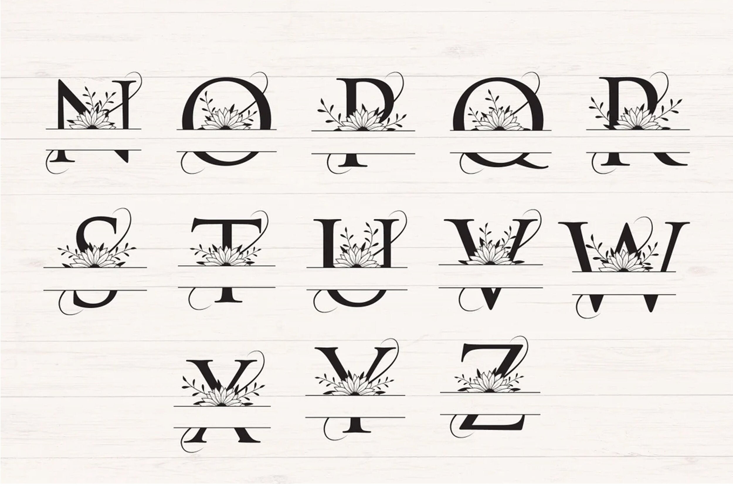 Personalized Letter Night Light Design Signature Night Light Sunflower ...