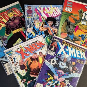 4 X-men Comics PLUS 1 Not Bagged & Boarded - Etsy