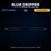 1x Blue Dripper Animated Stream Overlay Label Bar for Twitch,kick ...