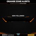 6x Orange Zone Animated Stream Alerts Overlay Pack for Twitch,kick ...