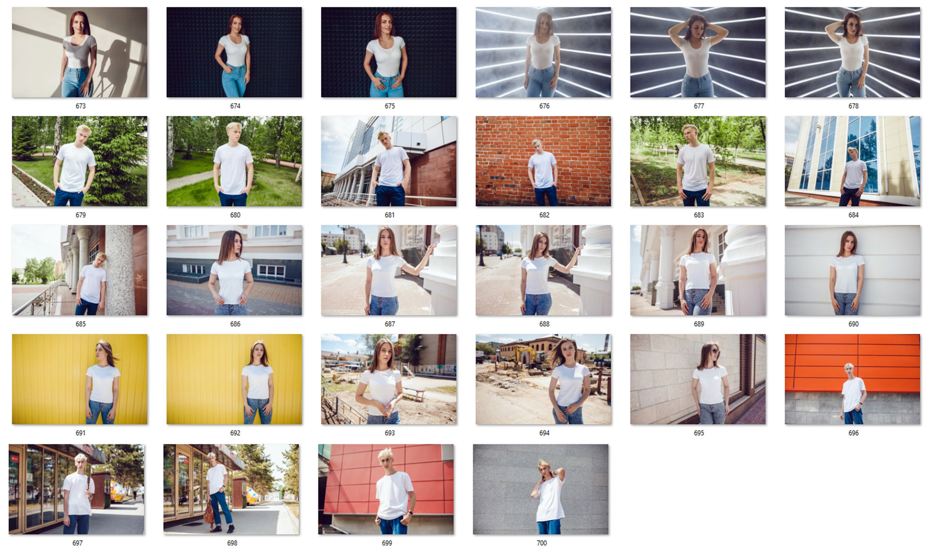 1000 Templates T-shirt Mockup Bundles Outdoor and Indoor - Etsy