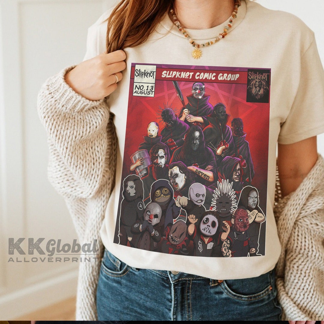 Slipknot Music Graphic Comic Retro Shirt Slipknot Shirt - Etsy