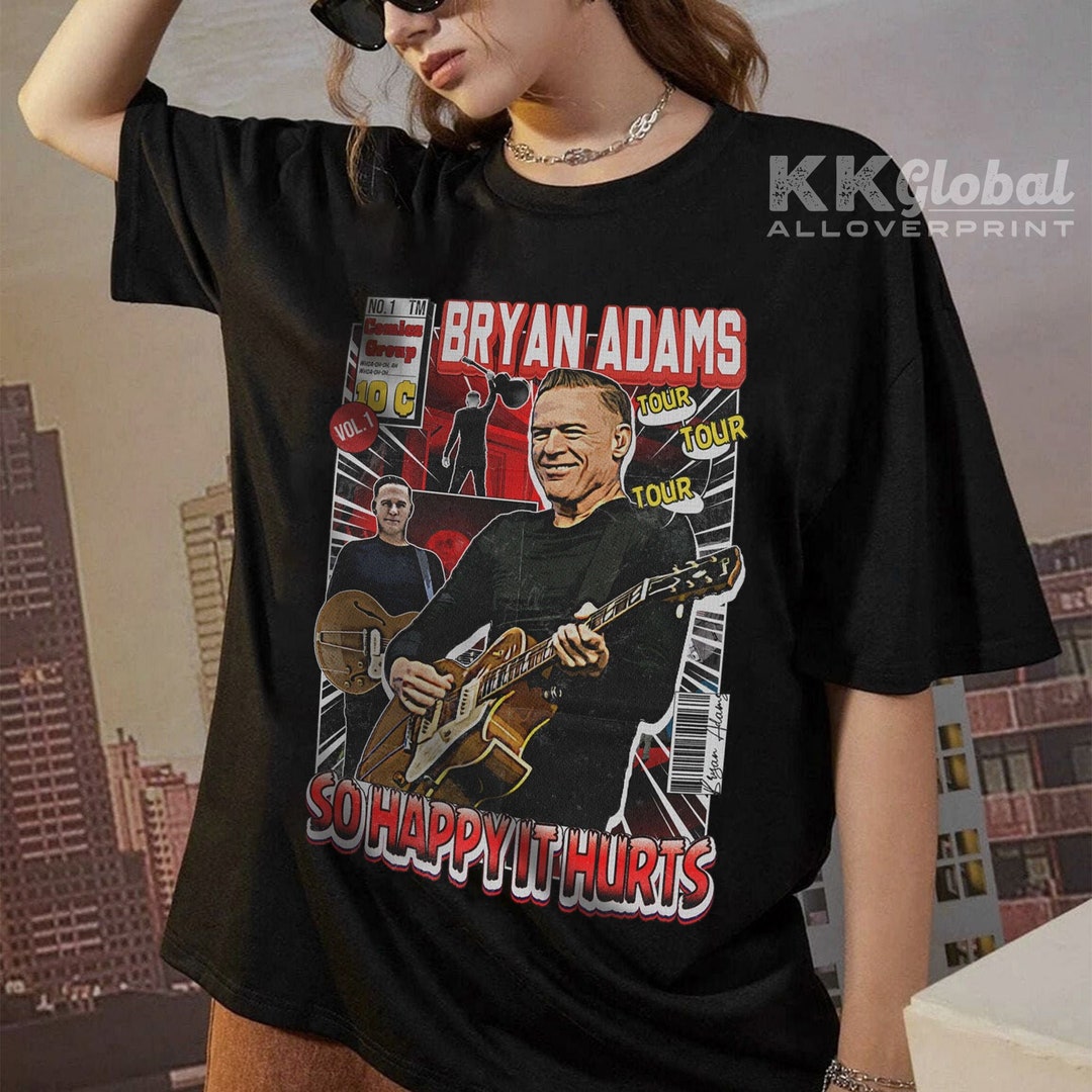 Bryan Adams Tour 2023 Comic Shirt Fan Gift Y2K 90s Merch - Etsy