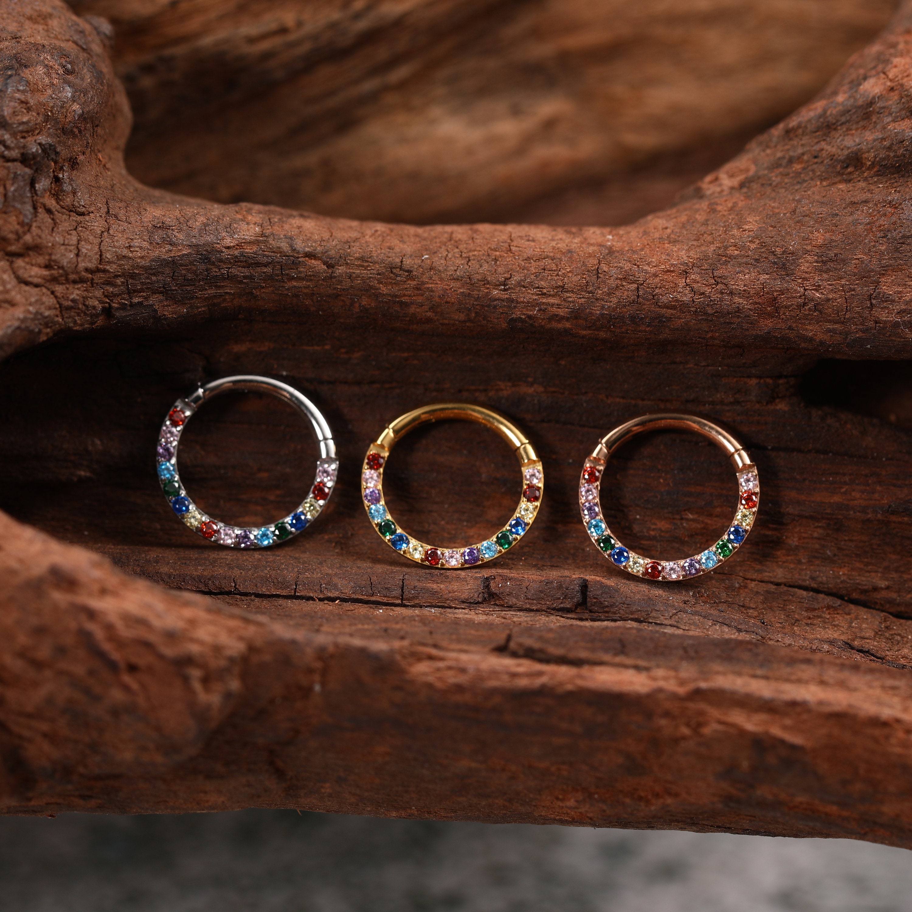 Anillo de nariz Aro Septum Anillo Septum Piercing Joyería Anillo de ...