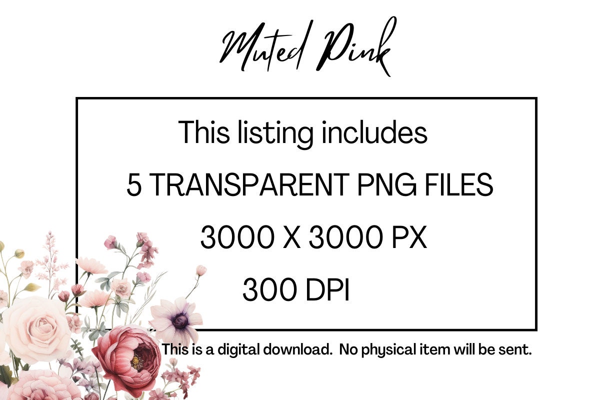 Floral Bouquet Clipart, Flower Png Files, Transparent Flowers Png ...