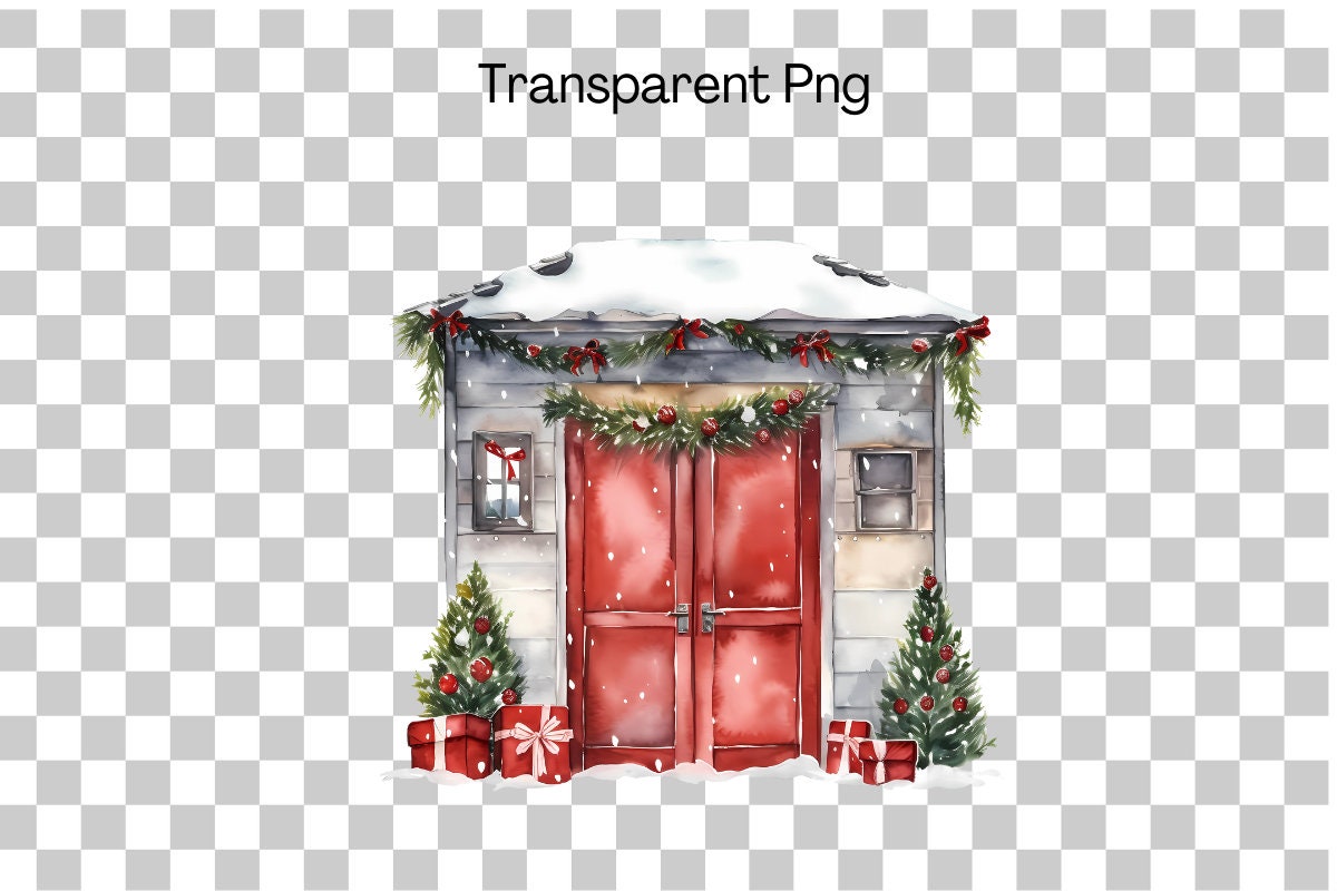 Christmas North Pole Clipart PNG Christmas Photobooth - Etsy