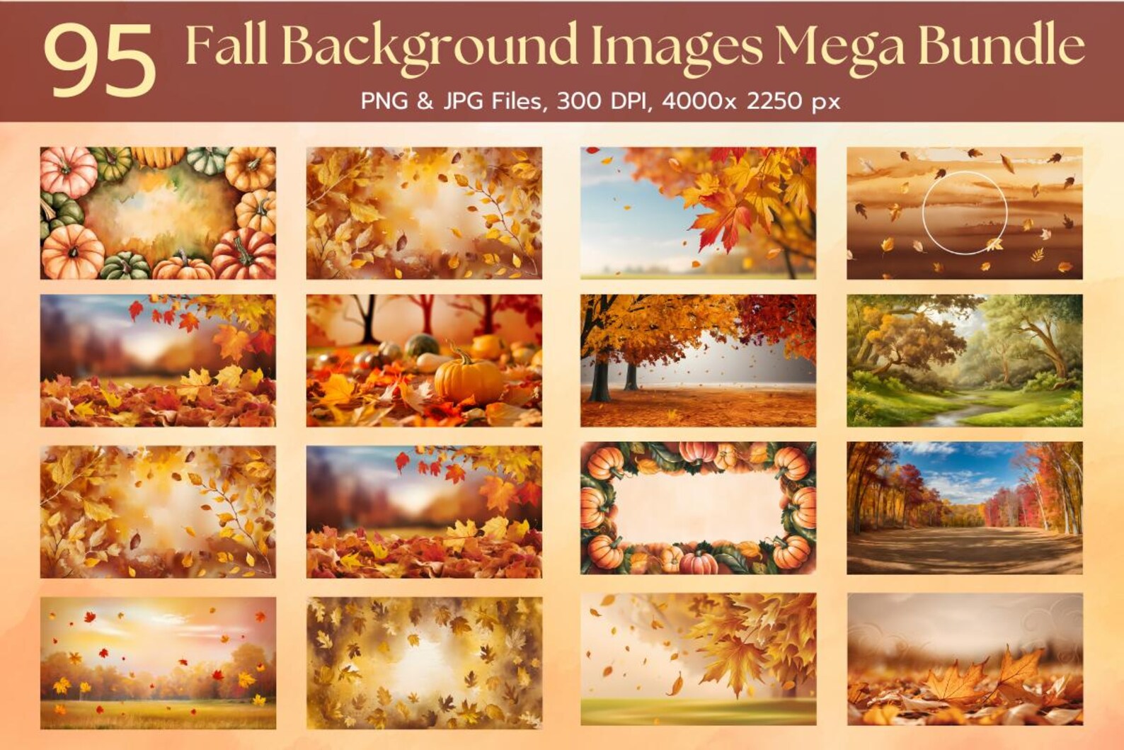 Fall Background Images, Autumn Backdrop Decor, Photoshop Overlay, Photo ...