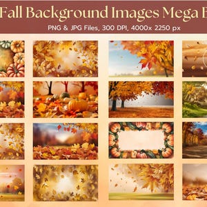 Fall Background Images, Autumn Backdrop Decor, Photoshop Overlay, Photo ...