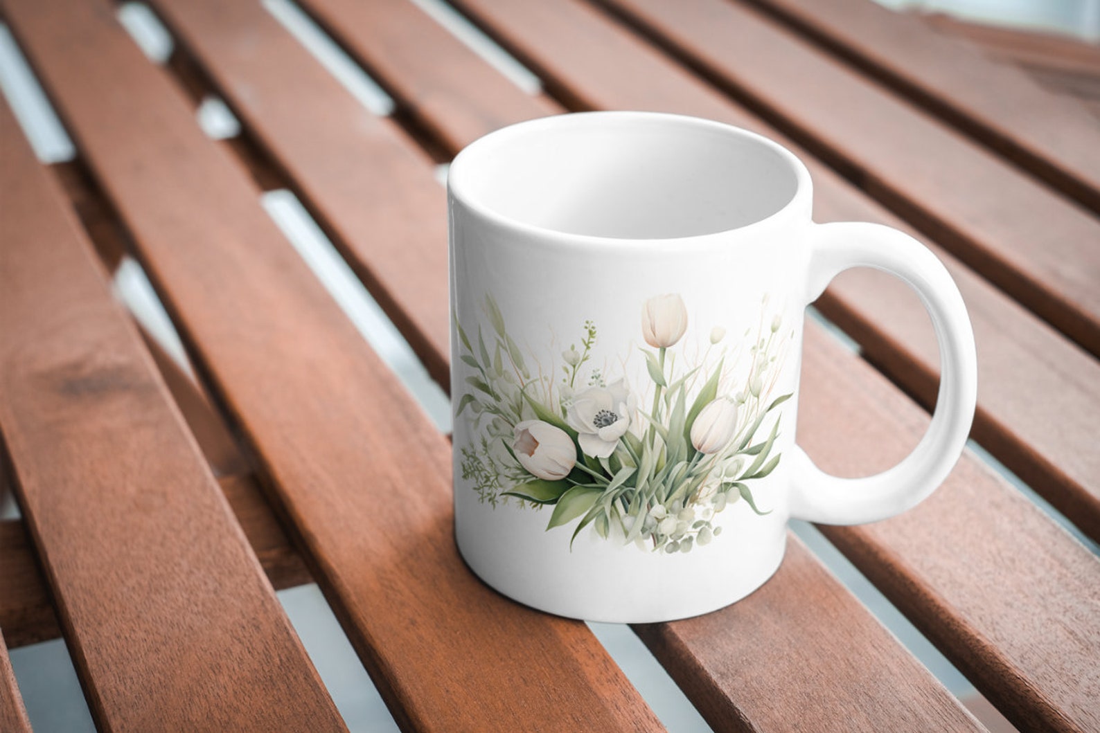 Hushed Ivory Breeze Flower Clipart, White Tulips Floral Clipart, Commercial Use, Flower Png ...